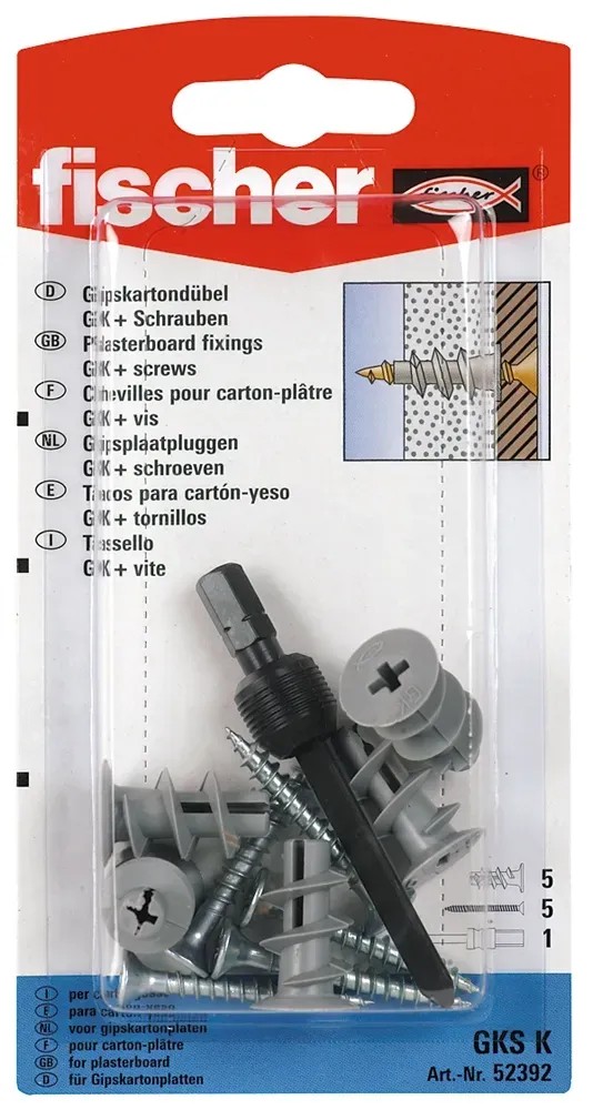 Fischer gipszkartondübel GKS K csavarral 5 db vásárlása az OBI -nál