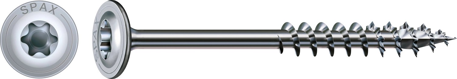 Spax T-Star tányérfejű facsavar plus-behajtással 8 mm x 140 mm 16 darab ...
