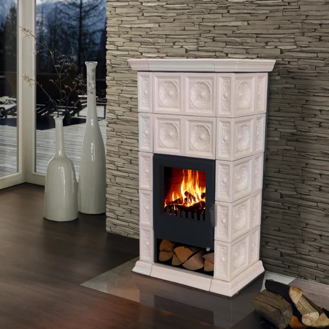 Domofire hordozható cserépkályha Verona csontszín 8 kW vásárlása az OBI ...