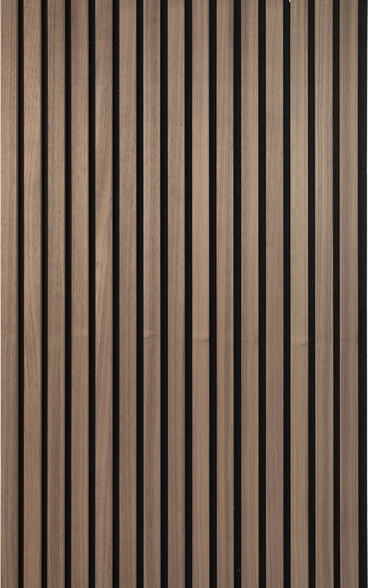 Akusztikus panel falburkolat dió MDF natúr akusztikus filc fekete 119,8 ...