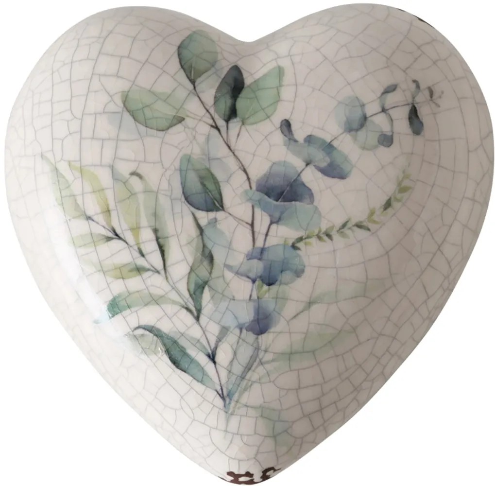 Boltze Eukana dekoráció 2-féle változatban 3,5 cm x 9 cm x 9 cm fehér ...