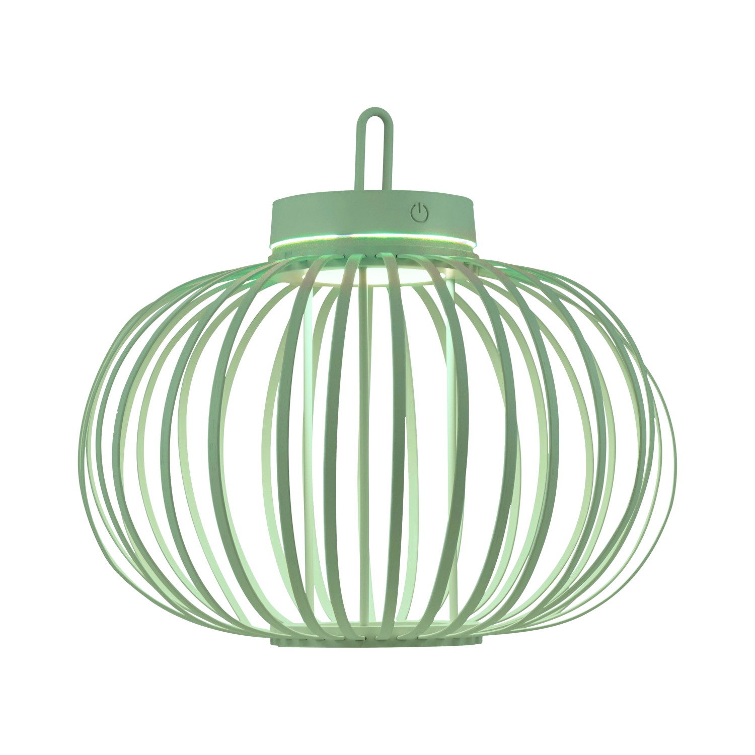 Just Light akkumulátoros LED-es függőlámpa Akuba zöld 33 cm x 36 cm ...