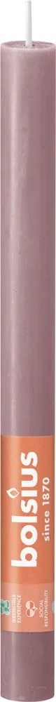 Bolsius Rustic szálgyertya 23 mm x 270 mm Ash Rose