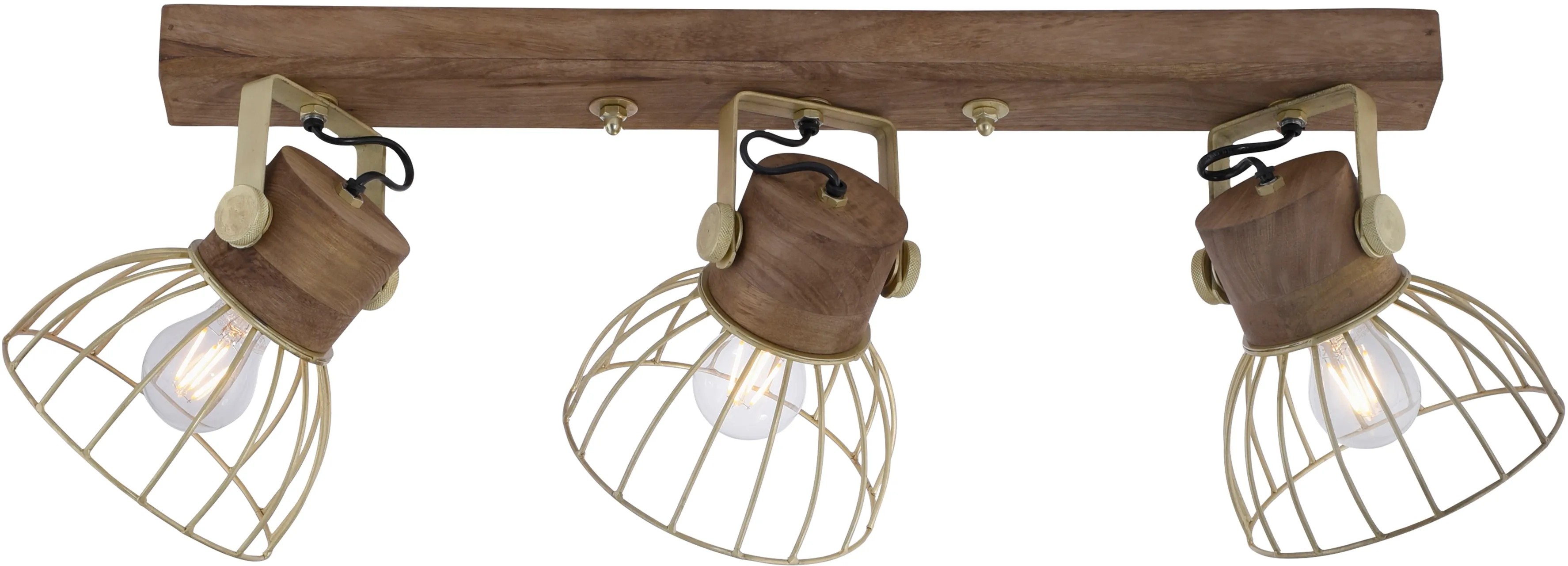 Just Light. Alami spotlámpa sárgaréz matt 76 cm x 28 cm FSC®