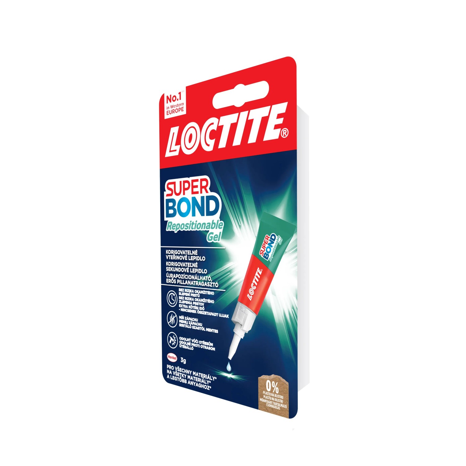 Loctite Super Bond Repositionable Gel pillanatragasztó