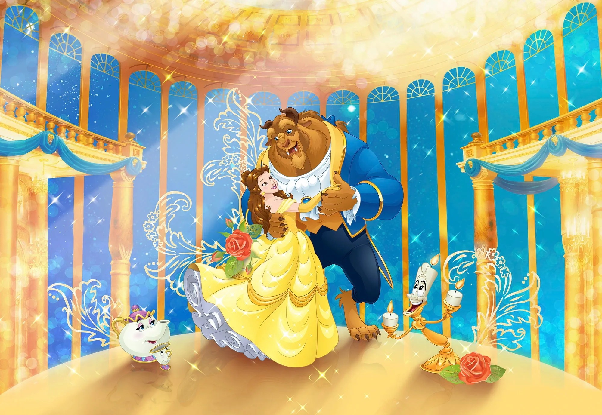 Komar fotótapéta Beauty and the Beast 368 cm x 254 cm FSC