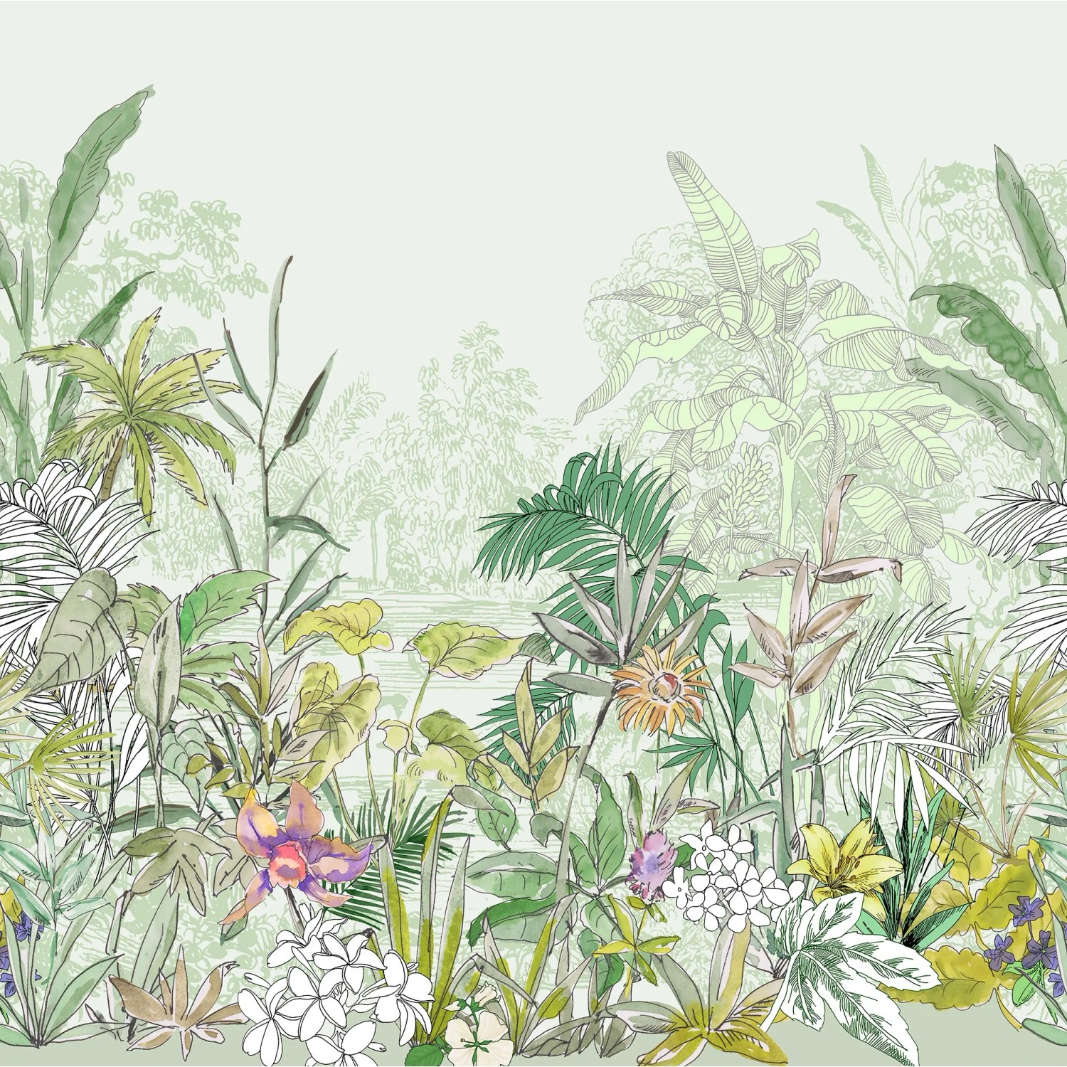 Komar vlies fotótapéta Hortus 250 cm x 250 cm vásárlása az OBI -nál