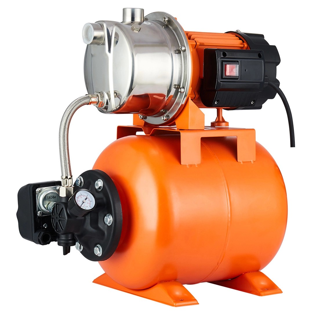 EKJ-1202SA Kerti vízellátó INOX szivattyúval (1200W / 1"x1"/ 48m / 20 ...