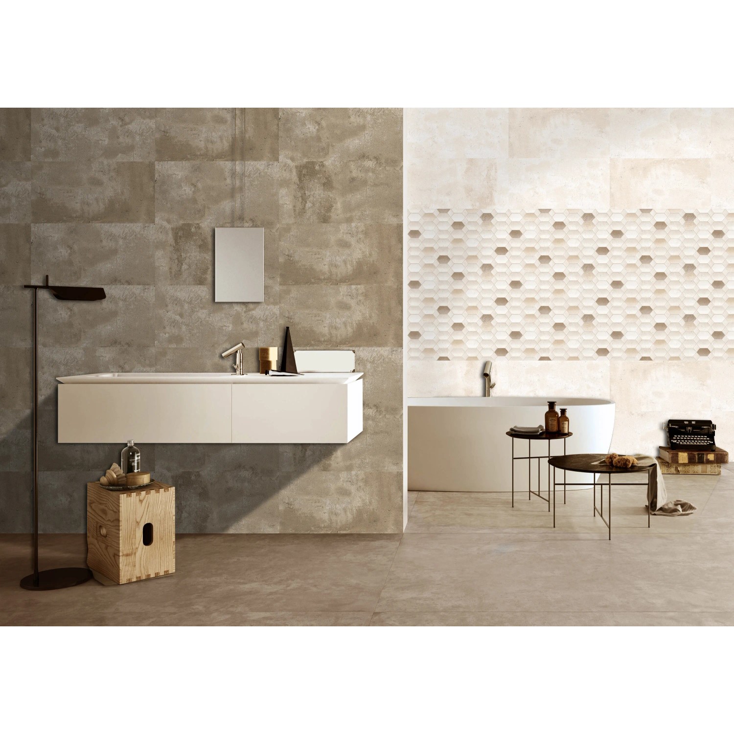 IBIZA kő hatású rektifikált fali csempe 30 cm x 60 cm BEIGE MATT ...