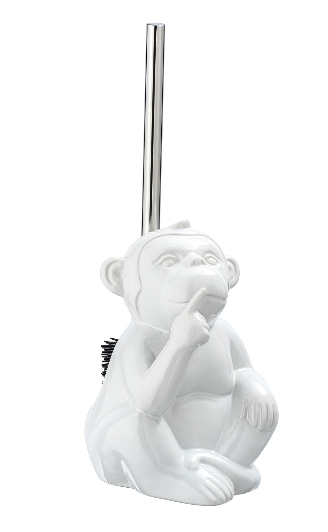 Wenko Monkey Quiet kerámia WC kefe kefe fehér vásárlása az OBI -nál