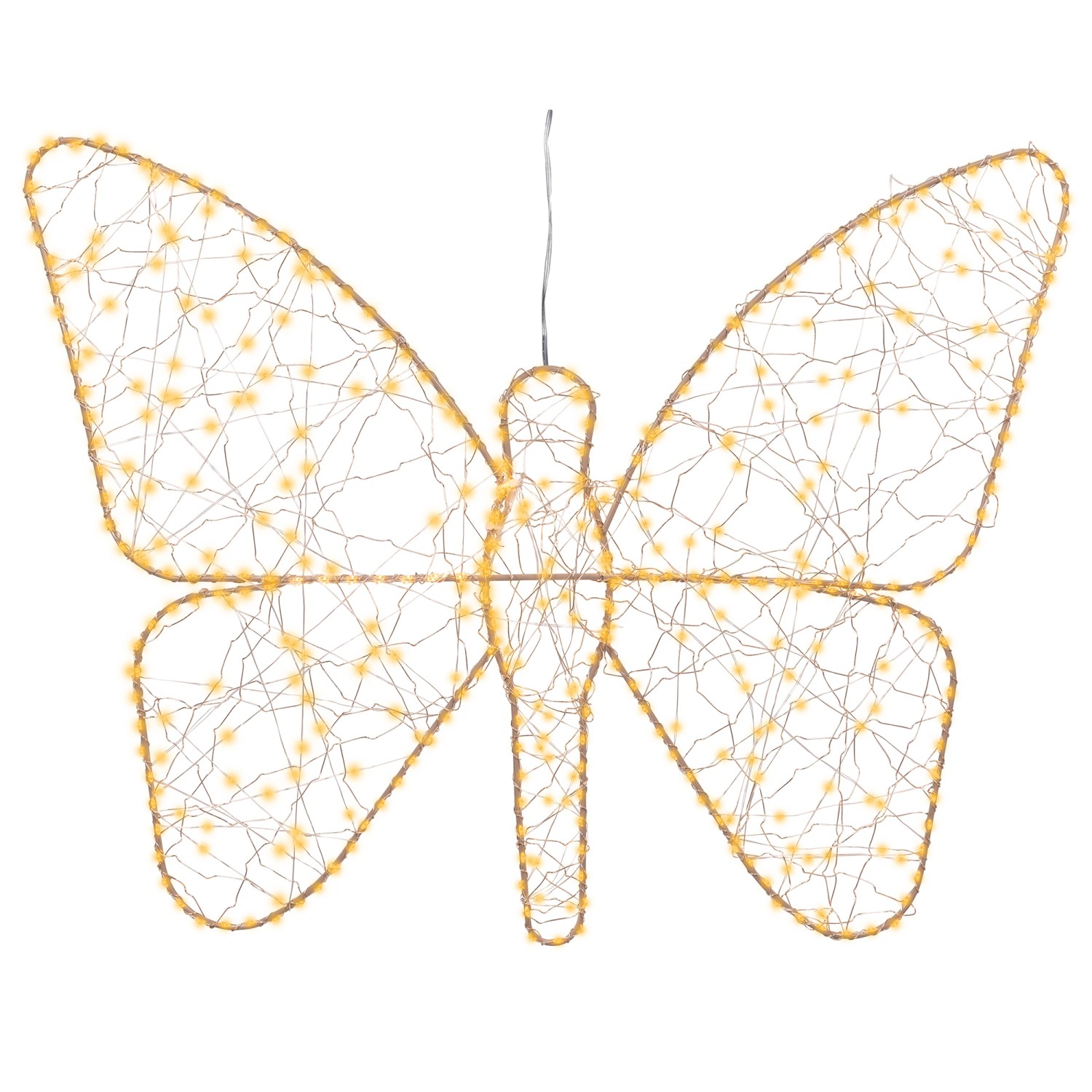 Lumineo LED - pillangó fém 400 db hidegfehér LED 58 cm x 43 cm ...