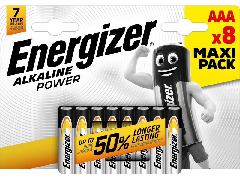 Energizer elem alkáli Power mikro AAA elem 8 db vásárlása az OBI -nál