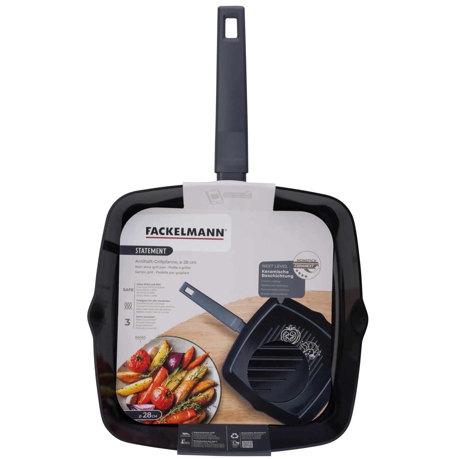 Fackelmann Statement grill serpenyő 28 cm kerámia vásárlása az OBI -nál