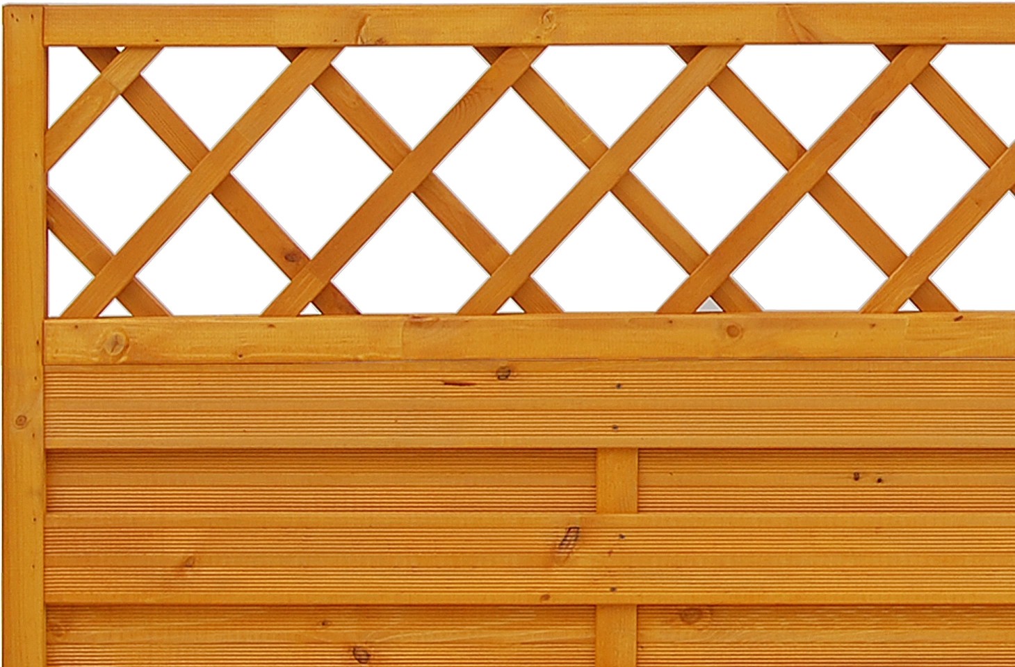 Belátásgátló kerítéselem Country mandulafenyő színek 120 cm x 180 cm ...