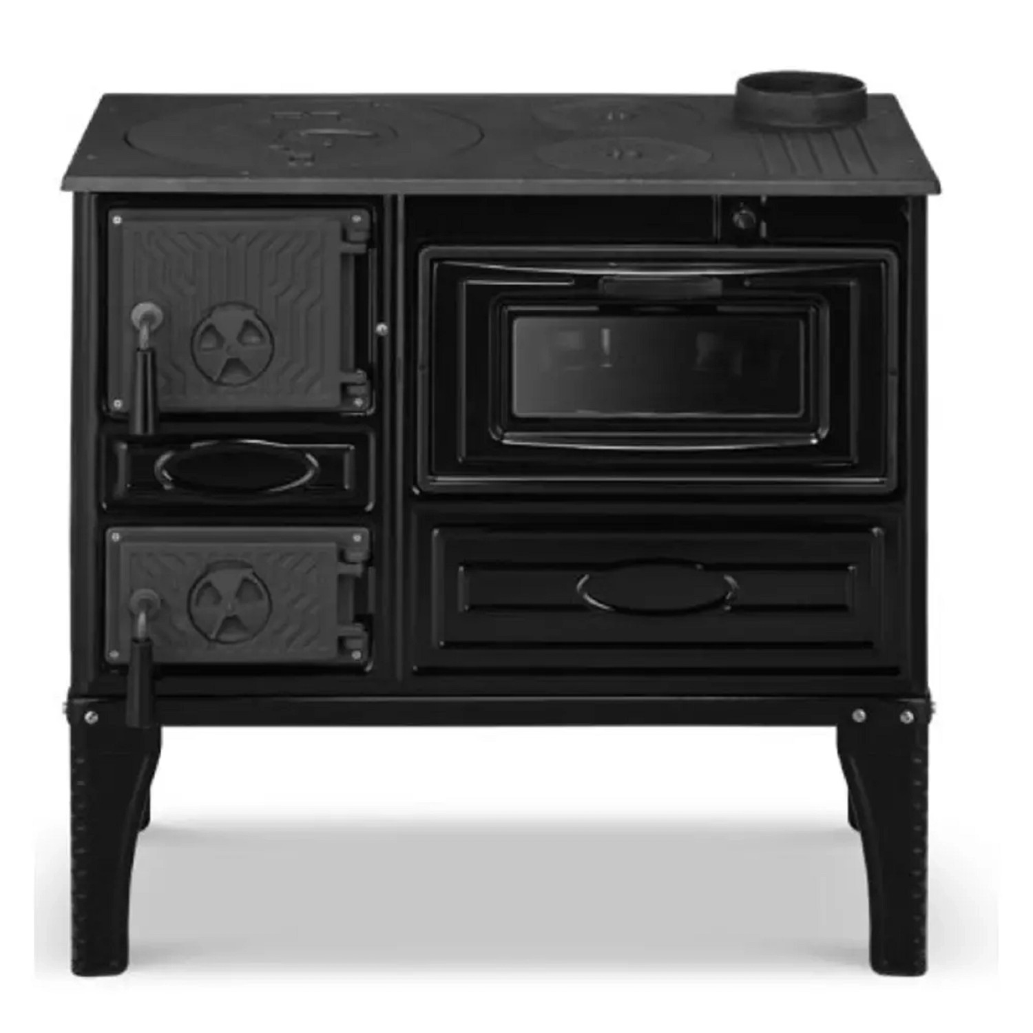 Hunor 304-U sparhelt fekete, 9,5 kW, jobbos kivitel vásárlása az OBI -nál