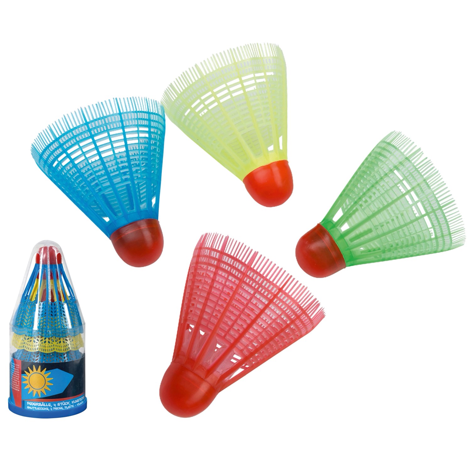 Happy People tollaslabda többszínű 4 darab