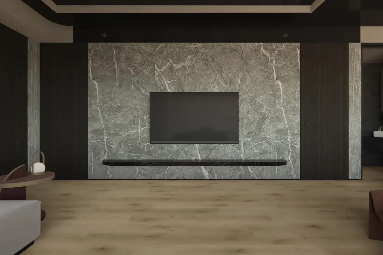 SCP falpanel kőhatású márvány szürke 2800 mm x 600 mm x 3,7 mm ...