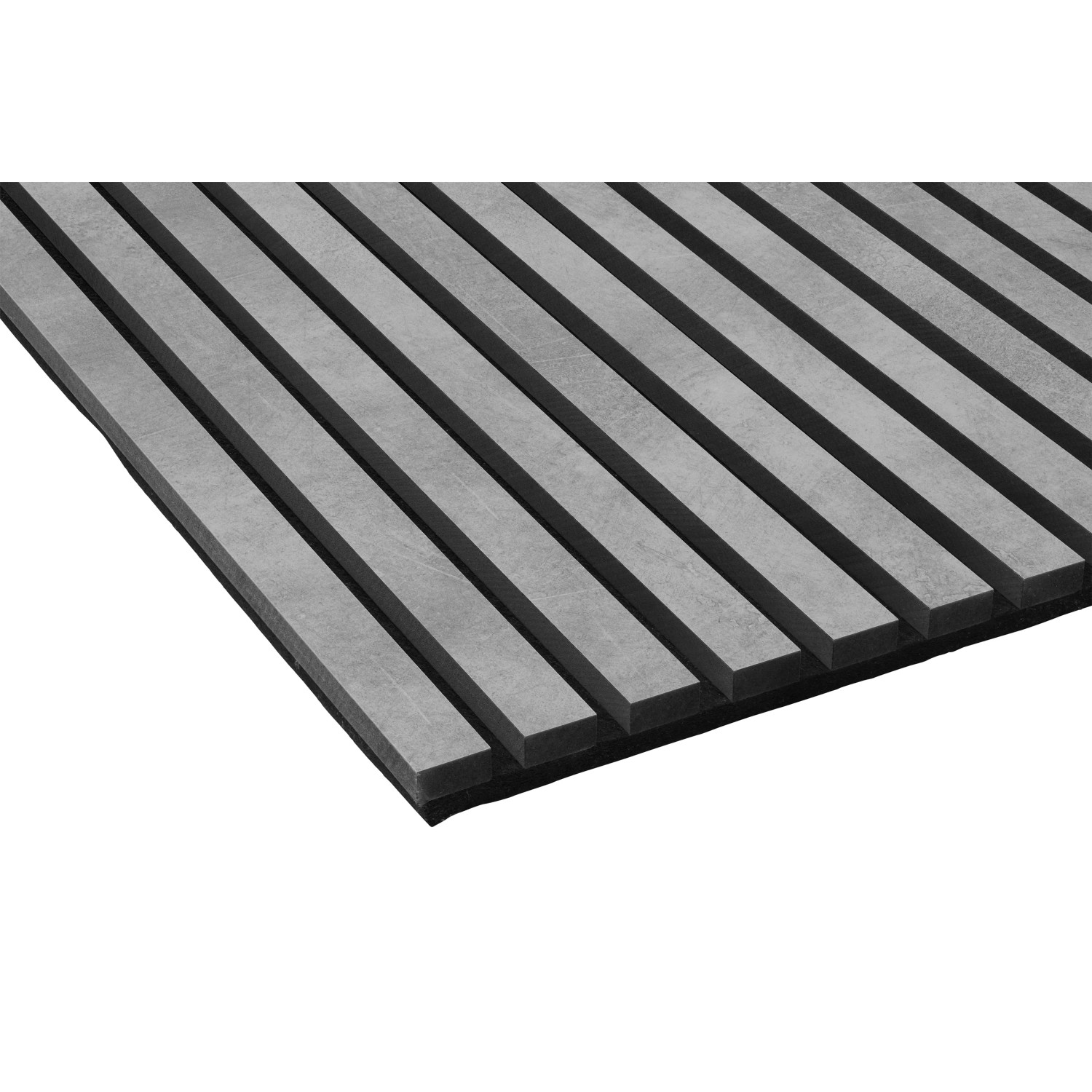 Akusztikus panel falburkolat fóliázott betonszürke MDF/akuszt. filc fek ...