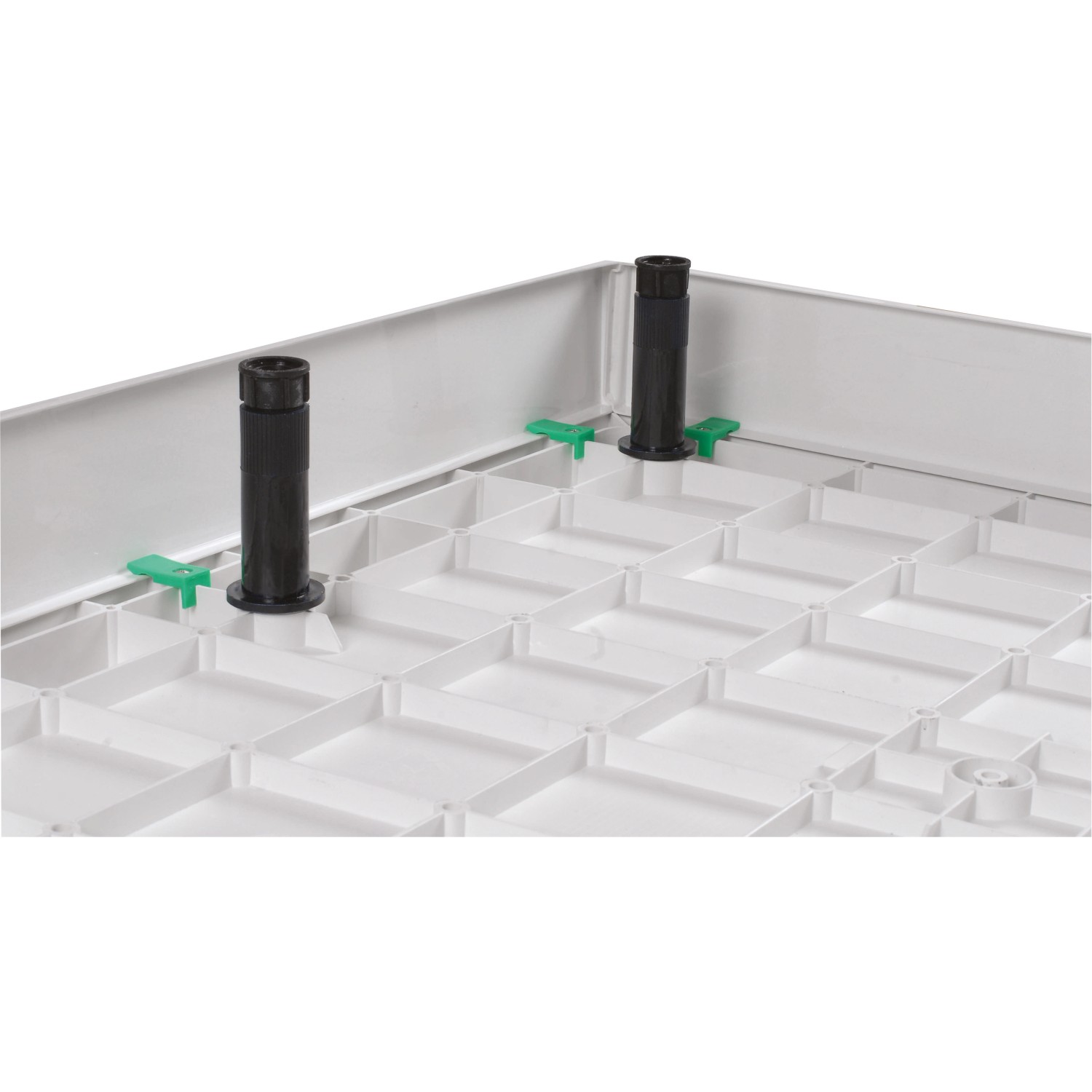 Láb- és előlap rögzítő szett JUNO 80 és JUNO 90 íves SMC zuhanytálcához ...