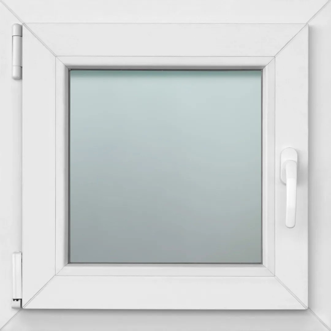 PVC ablak fehér 88 cm x 88 cm b / ny bal 3 - rétegű üveg