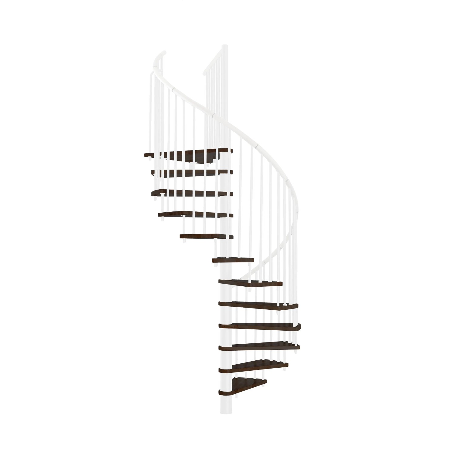 Minka csigalépcső Spiral Effect átmérő 140 cm dió fehér
