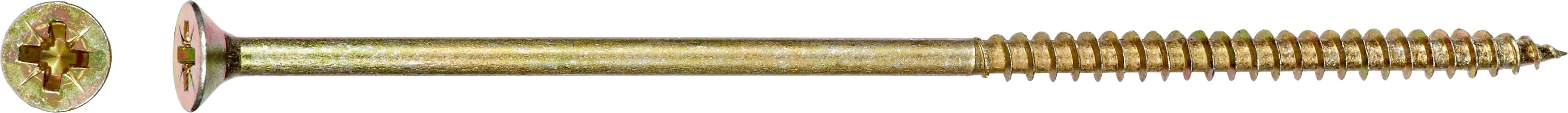 Süllyesztett fejű univerzális csavar PZ-behajtás 6 mm x 120 mm 100 darab