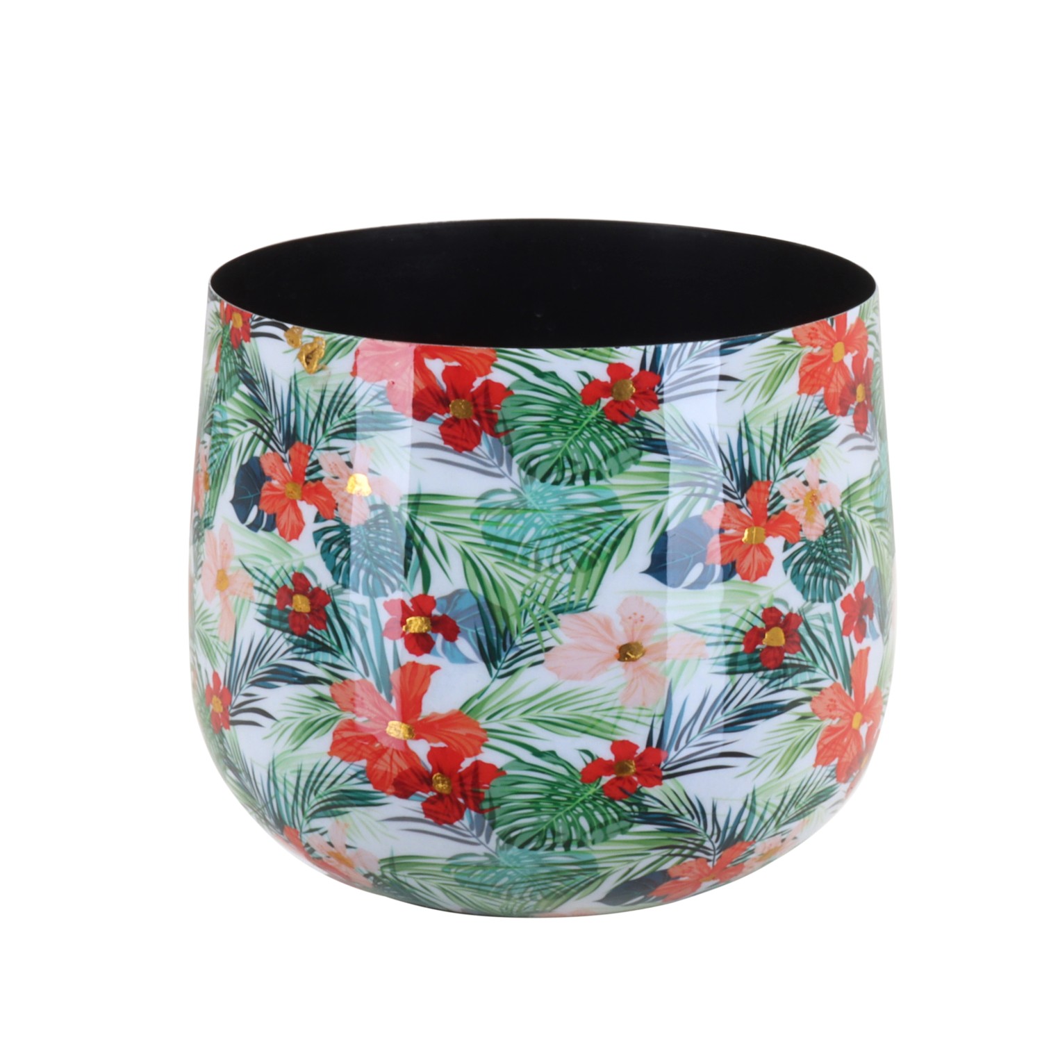 A.H.G. Flora kaspó arany tükröződésekkel kerek 12,5 x 13 x 9 cm ...