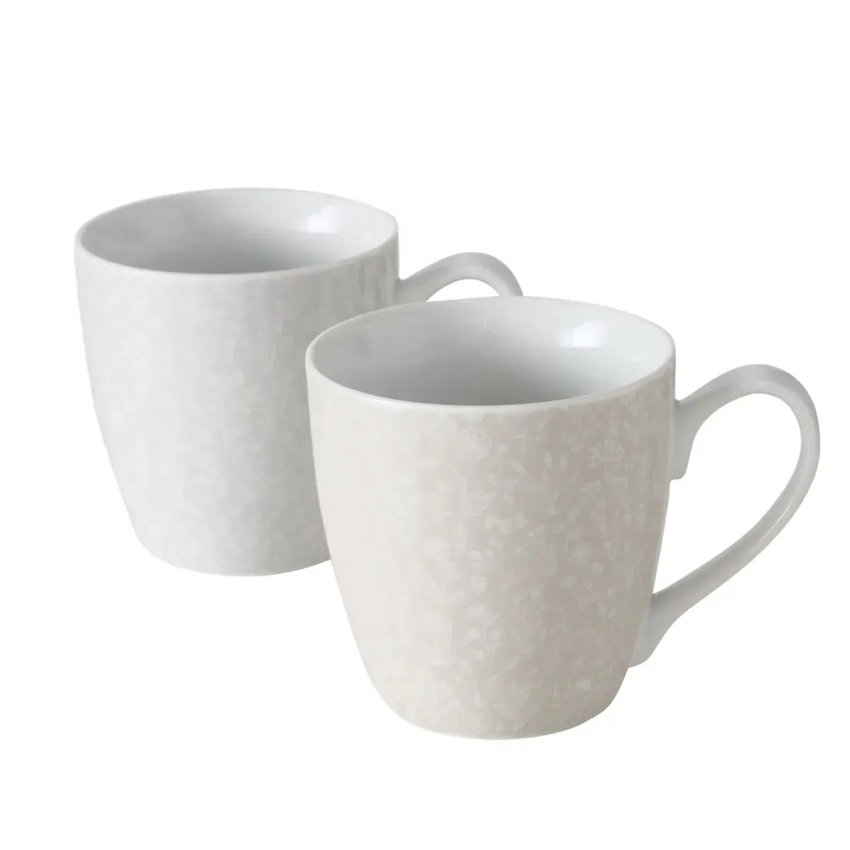 Boltze Home Sanela jumbó bögre 2-féle változatban krémszínű-Fehér ...