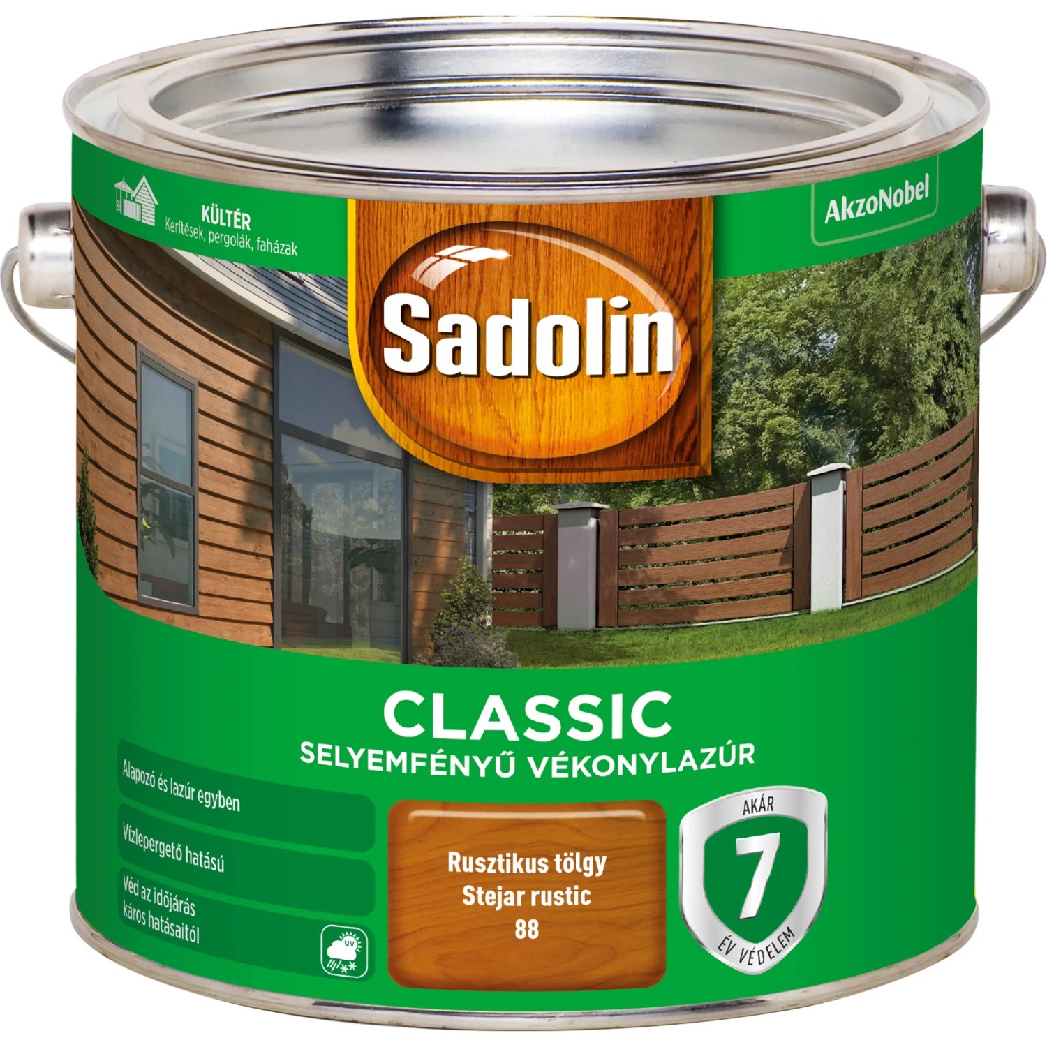 Sadolin vékonylazúr Classic rusztikus tölgy 2,5 l vásárlása az OBI -nál