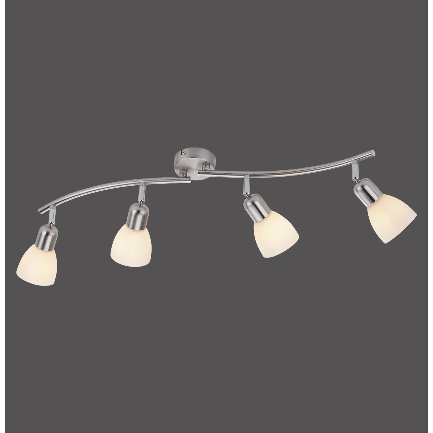 Just Light. Karo spotlámpa acélszínű 90 cm x 21 cm