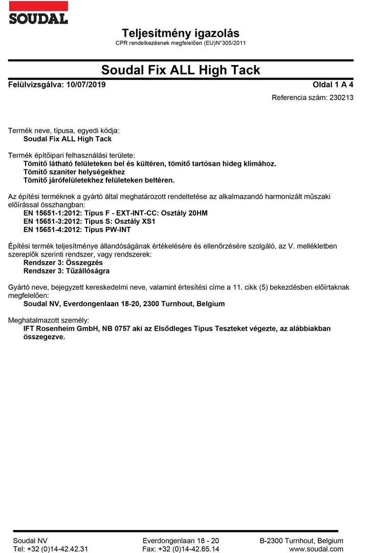 Fix All High Tack fehér vásárlása az OBI -nál