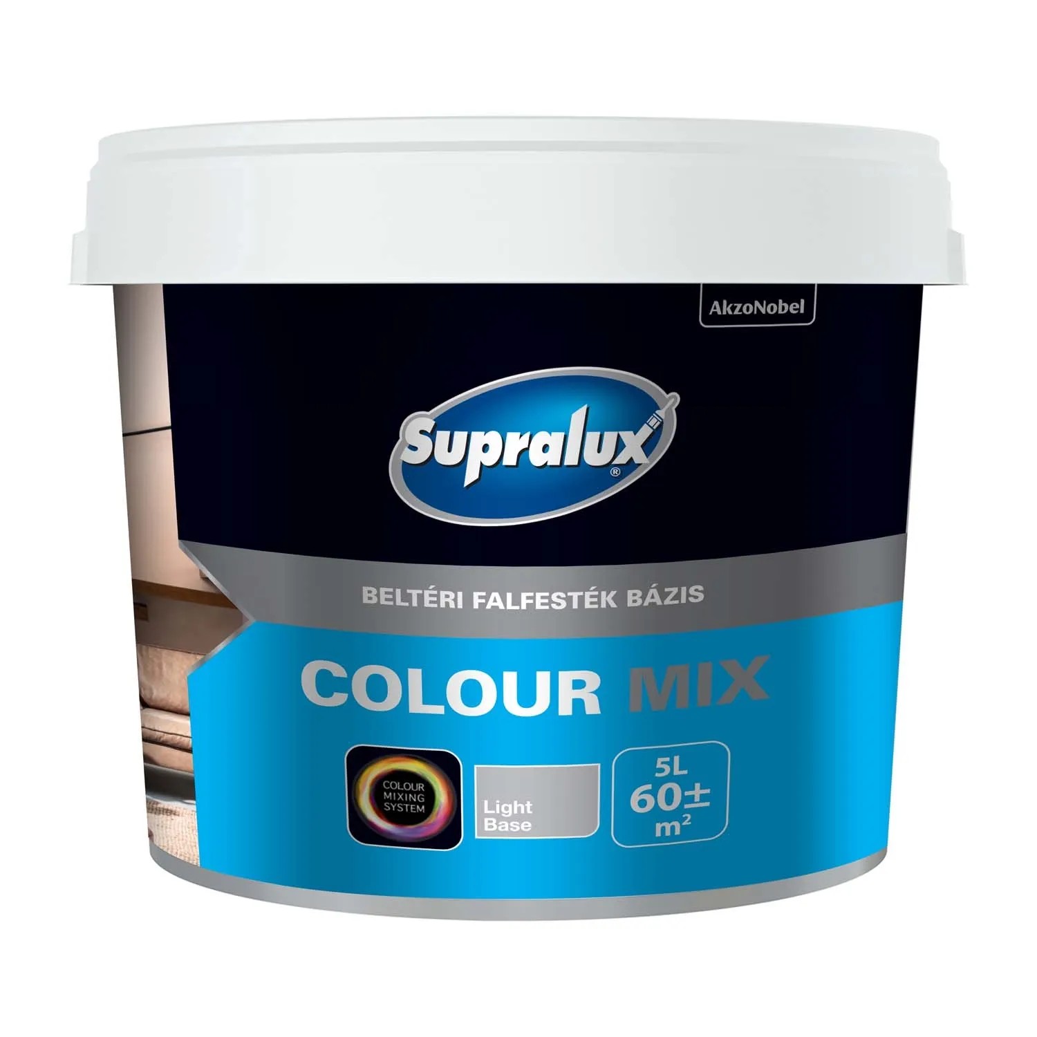 Supralux falfesték Colour Mix beltéri bázis Light 5 l