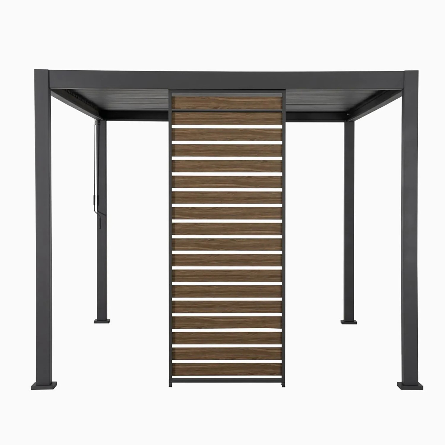Vízszintes oldalpanel Mirador 113 cm 3,6 m-es falhoz ébenfa barna ...