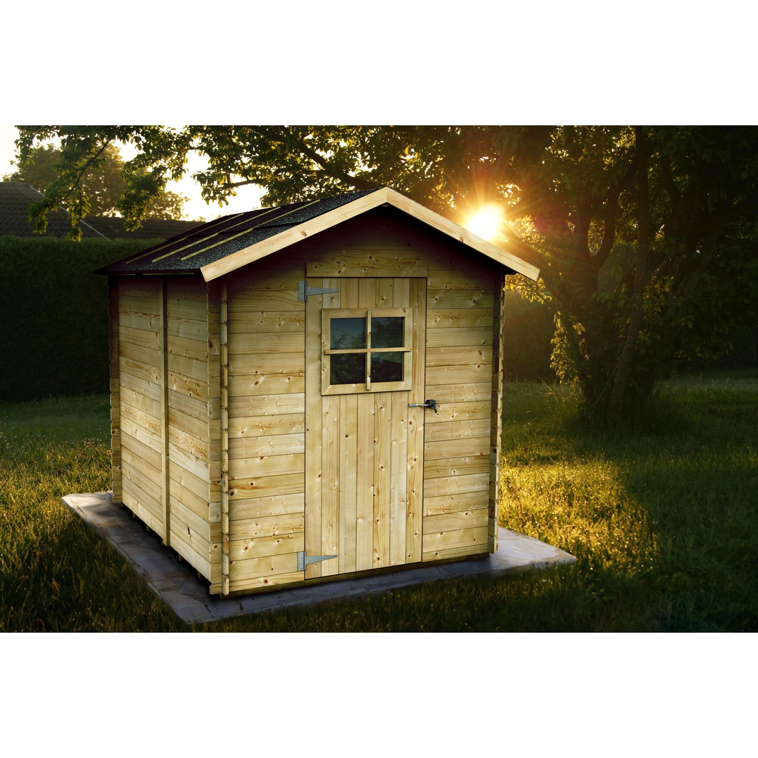 Kerti faház BH16 Greta natúr 178 cm x 218 cm vásárlása az OBI -nál