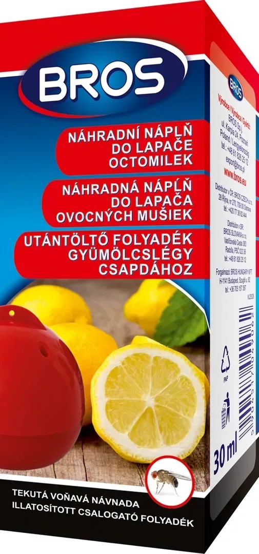 BROS gyümölcslégy csapda utántöltő folyadék 15 ml vásárlása az OBI -nál