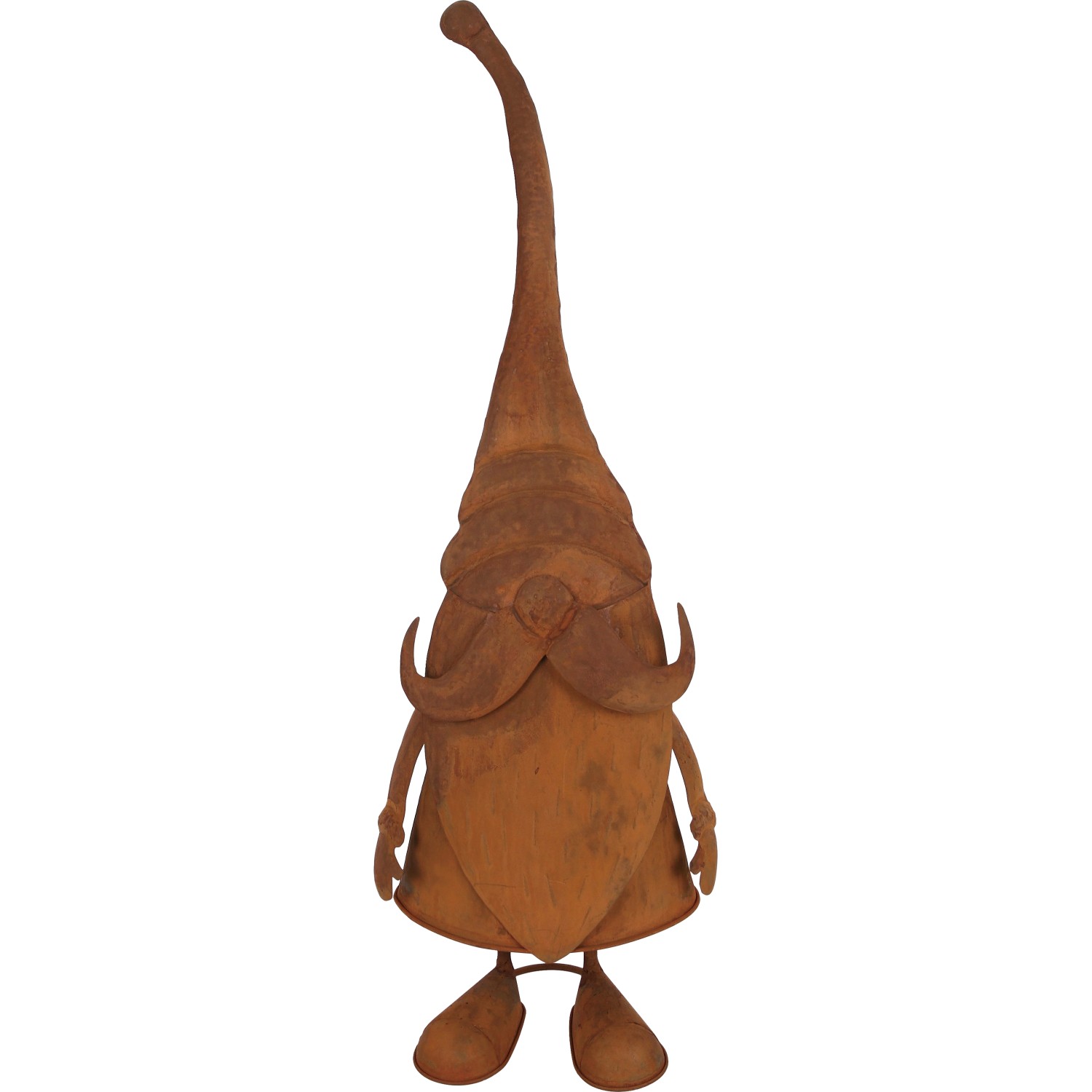 Kerti figura törpe fémből 49 cm x 16 cm x 17 cm rozsdabarna vásárlása ...