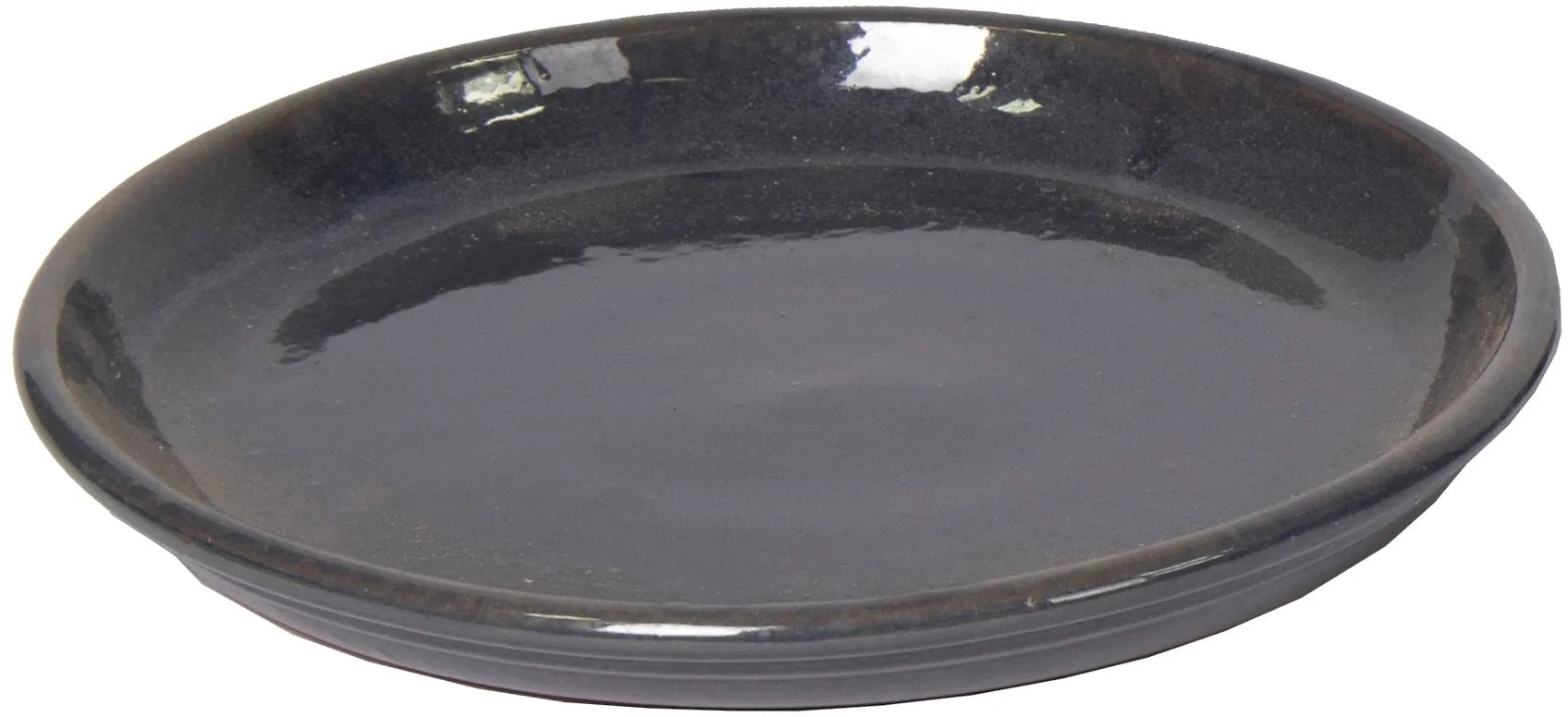 M Collections Saucer mázas cserépalátét 20 cm x 20 cm Antracitszürke ...