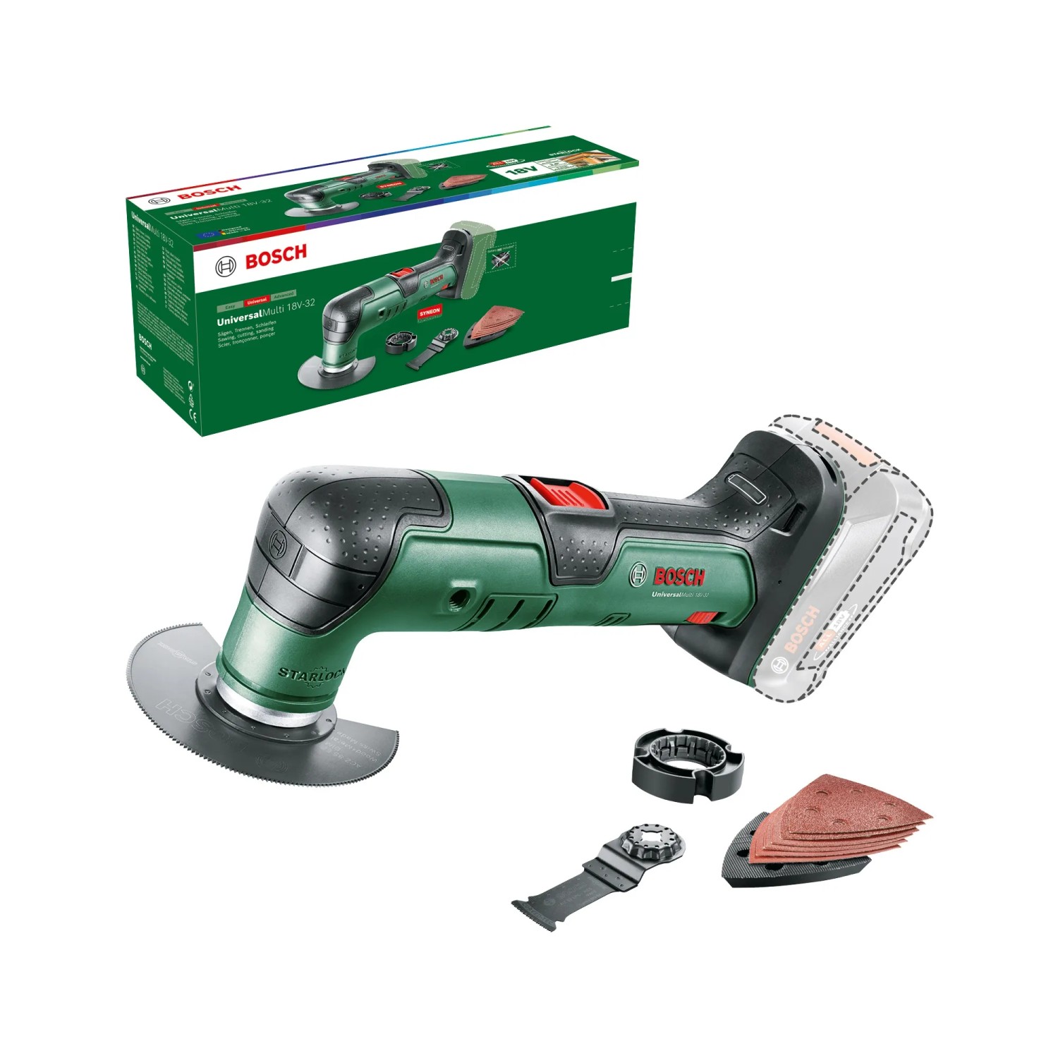 Bosch akkus multifunkciós szerszám Universal 18 V-32 Solo vásárlása az ...