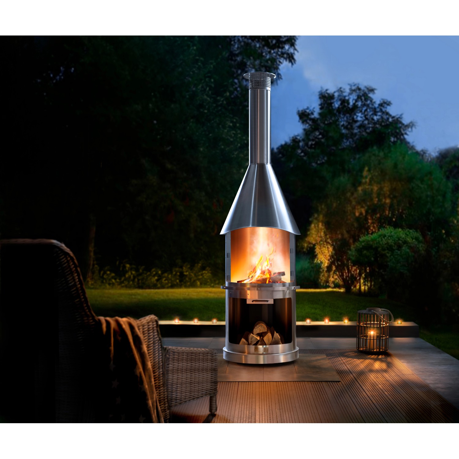 Buschbeck Sydney kerti grillező kemence rozsdamentes acél vásárlása az ...