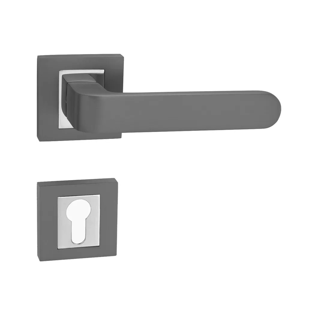 Kilincs Texas króm - antracit szögletes rozettás pz vásárlása - OBI