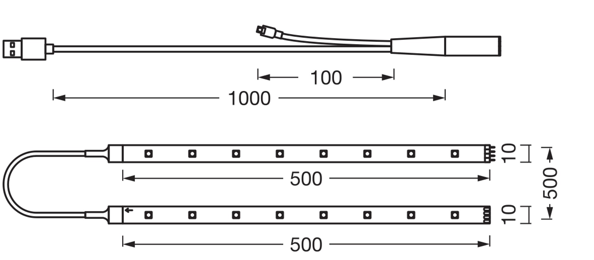 Osram Flex Tv Mood Light RGB távirányítóval USB vásárlása az OBI -nál