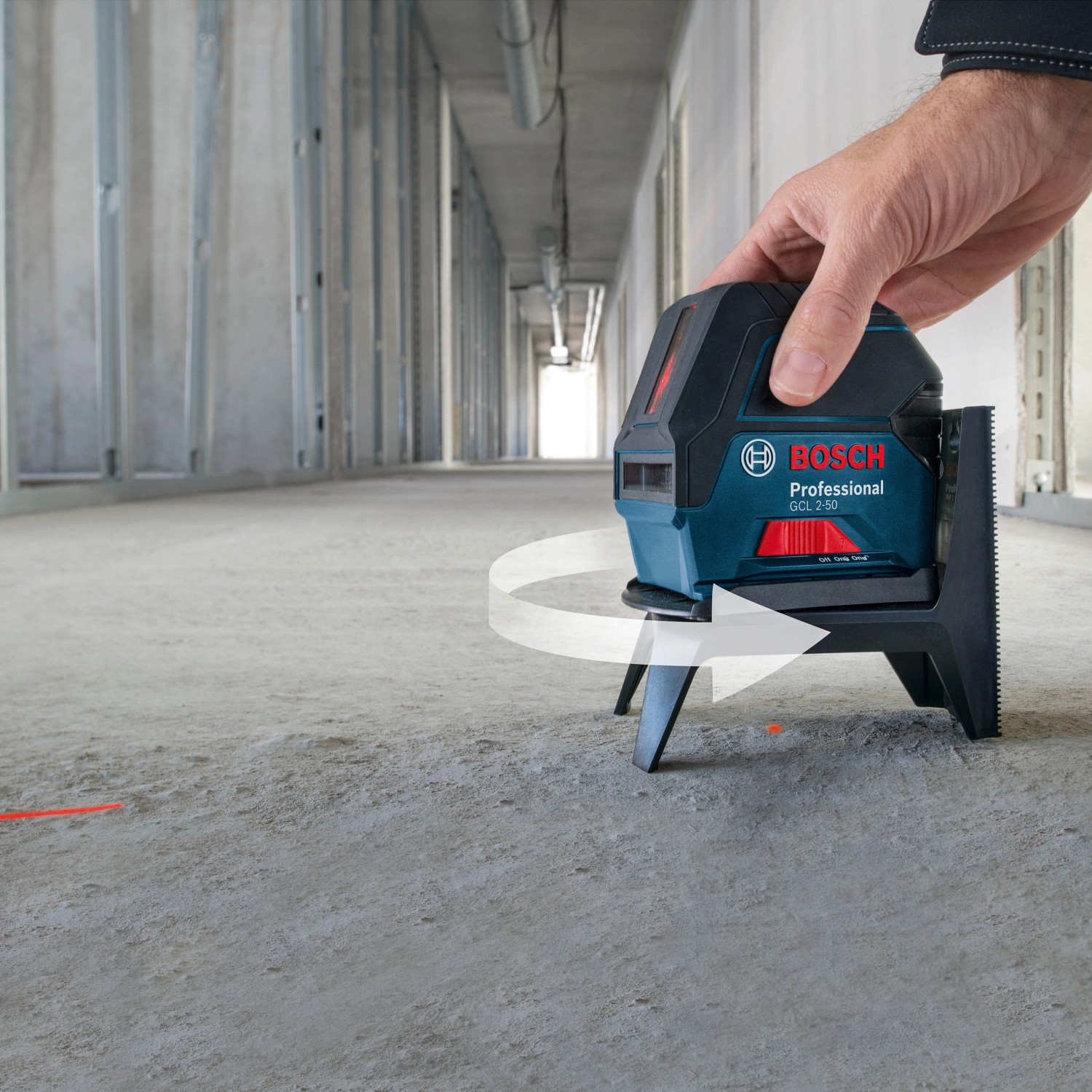 Bosch Professional keresztvonalas szintező lézer GCL 2-50 LR6 ...