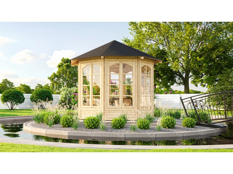 Weka nyolcszögletű pavilon 234B natúr vásárlása az OBI -nál