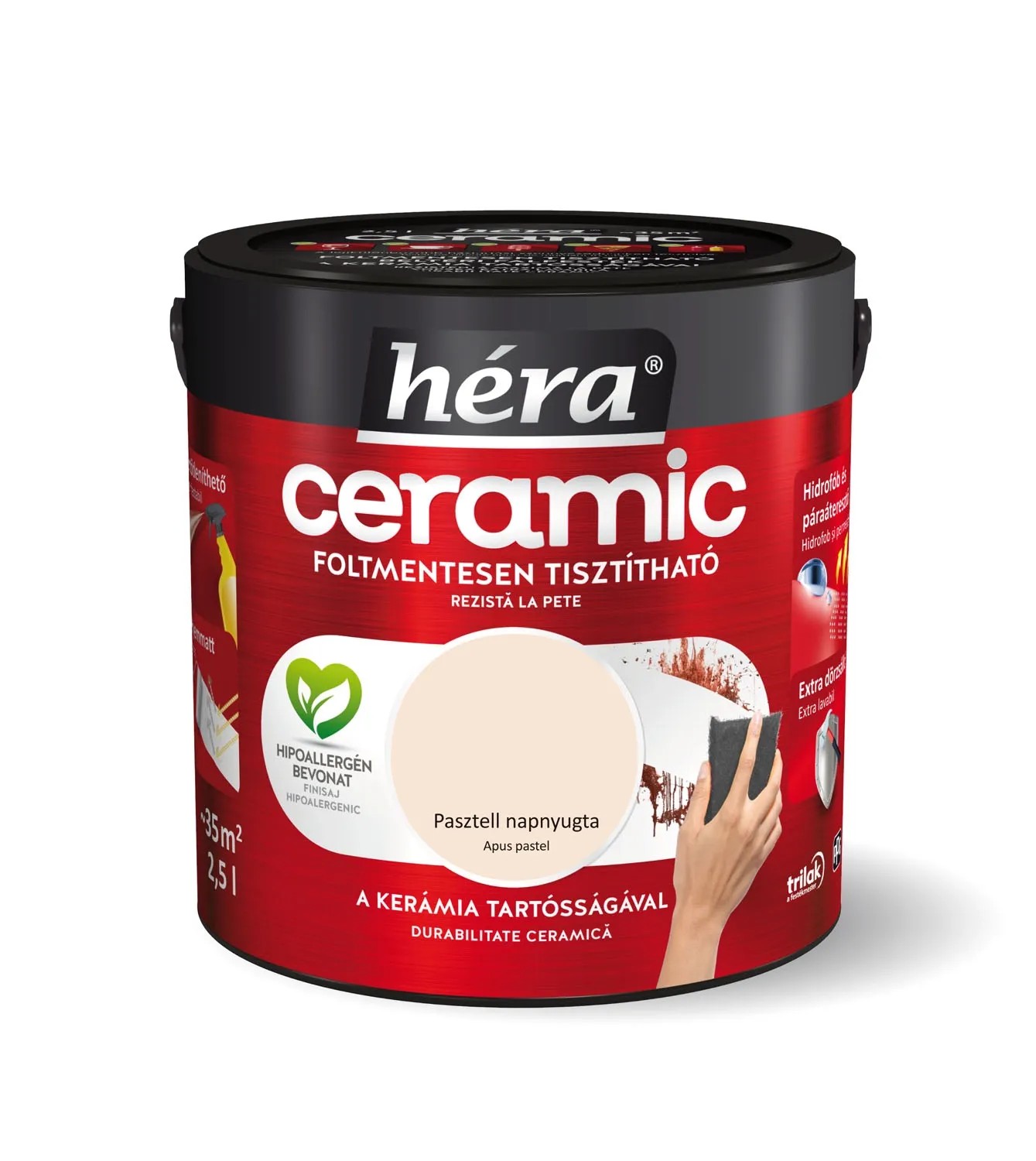 Héra Ceramic beltéri falfesték pasztell napnyugta 2,5 l