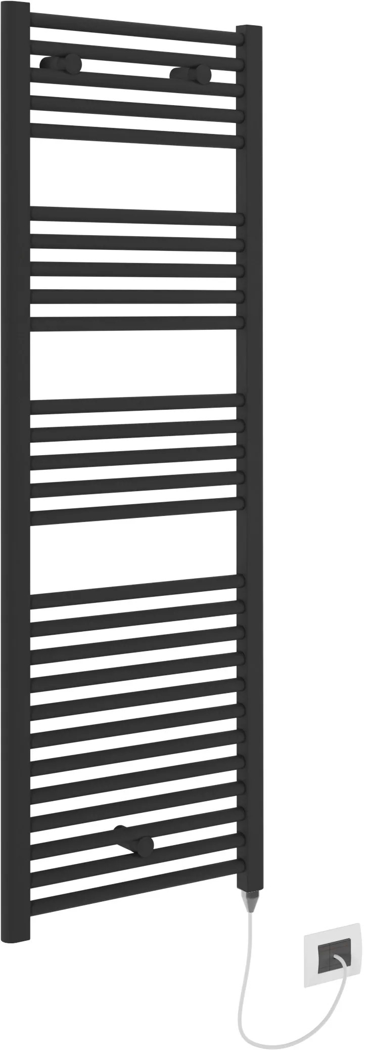 Törölközőszárító radiátor E - Innsbruck Contract 750W matt fekete ...
