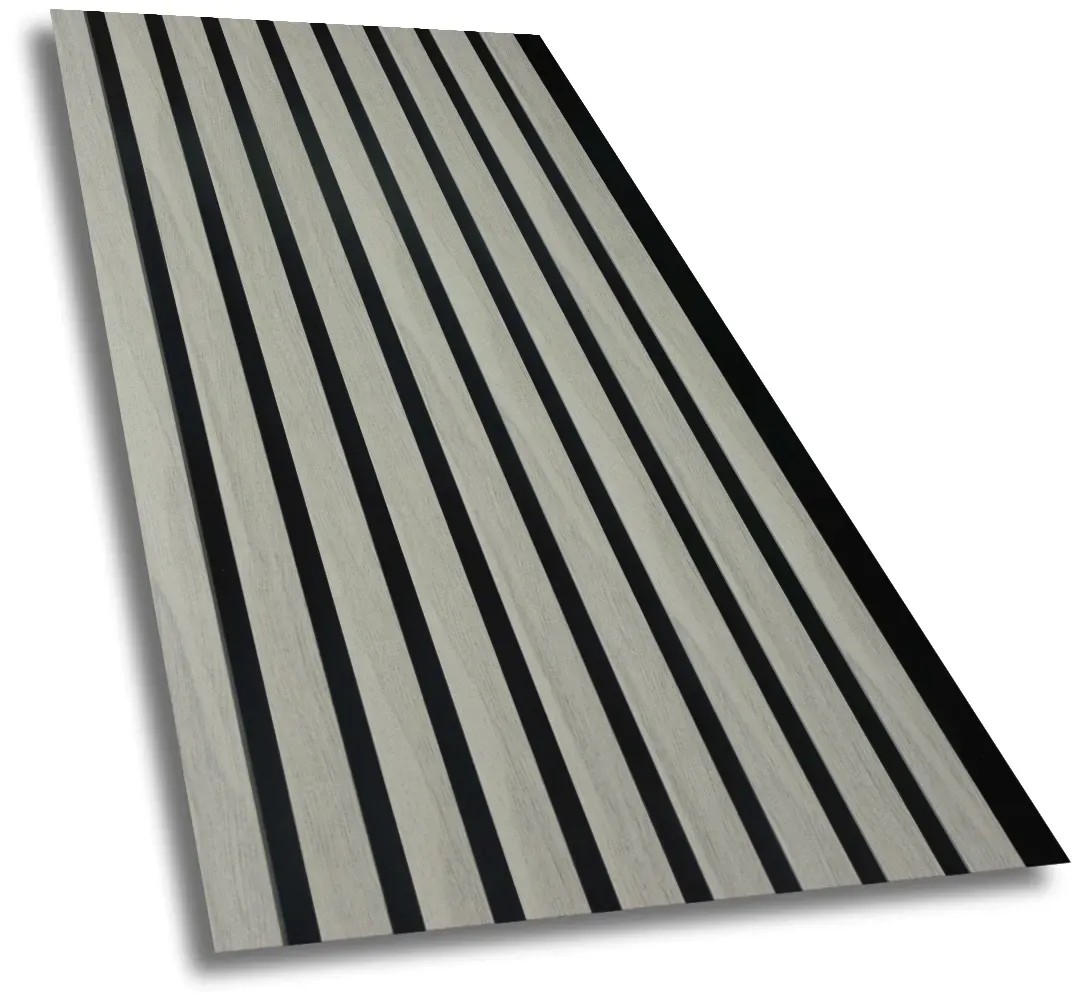 Akusztikus dekorativ panel p.szürke fekete újrahasznosított filc ...