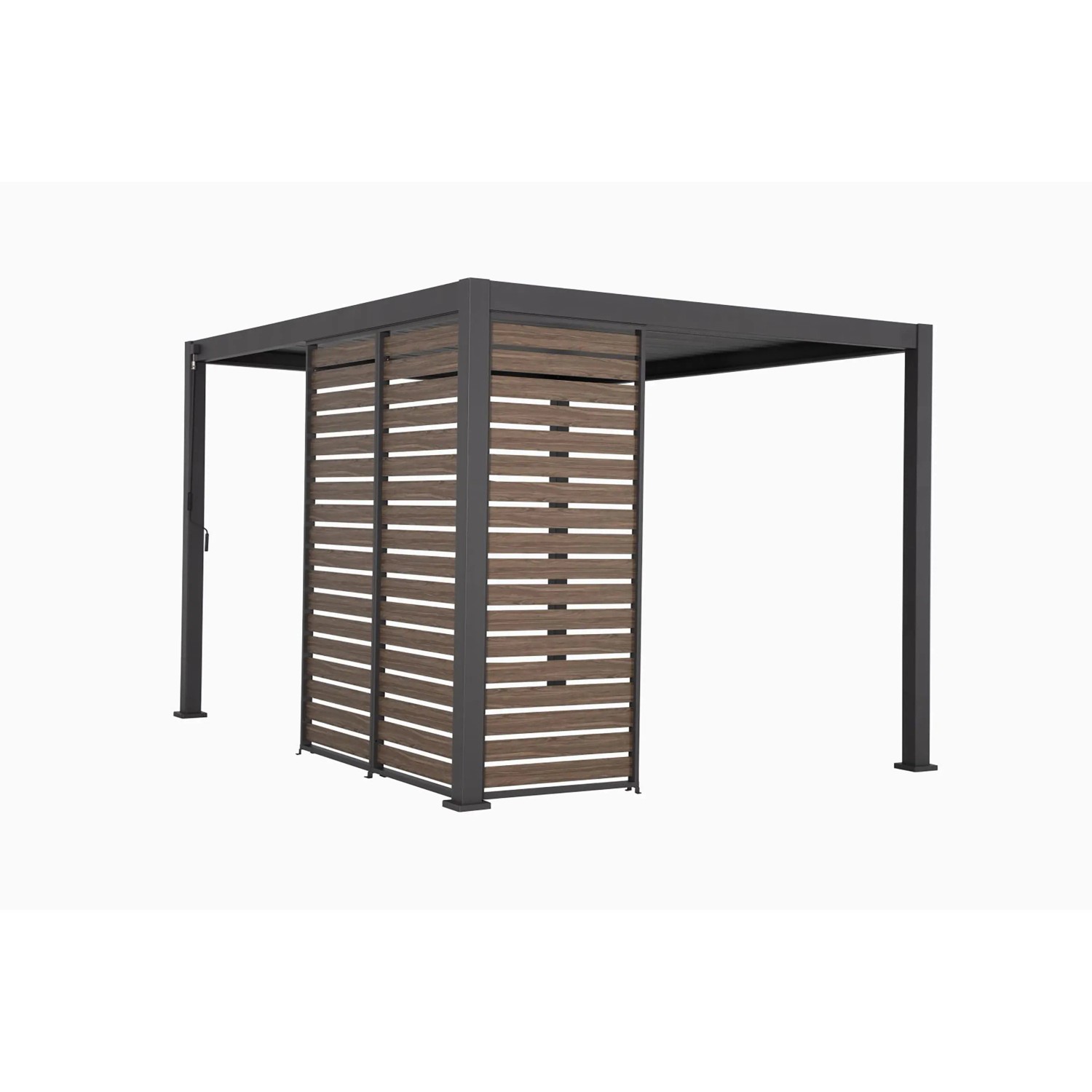 Vízszintes oldalpanel Mirador 113 cm 3,6 m-es falhoz ébenfa barna ...