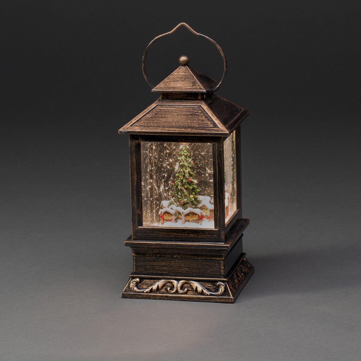 Konstsmide karácsonyi dekor LED lámpás 22 cm barna elemes vásárlása az ...