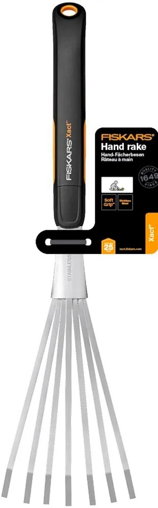 Fiskars Xact kézi lombseprű 7 fogú