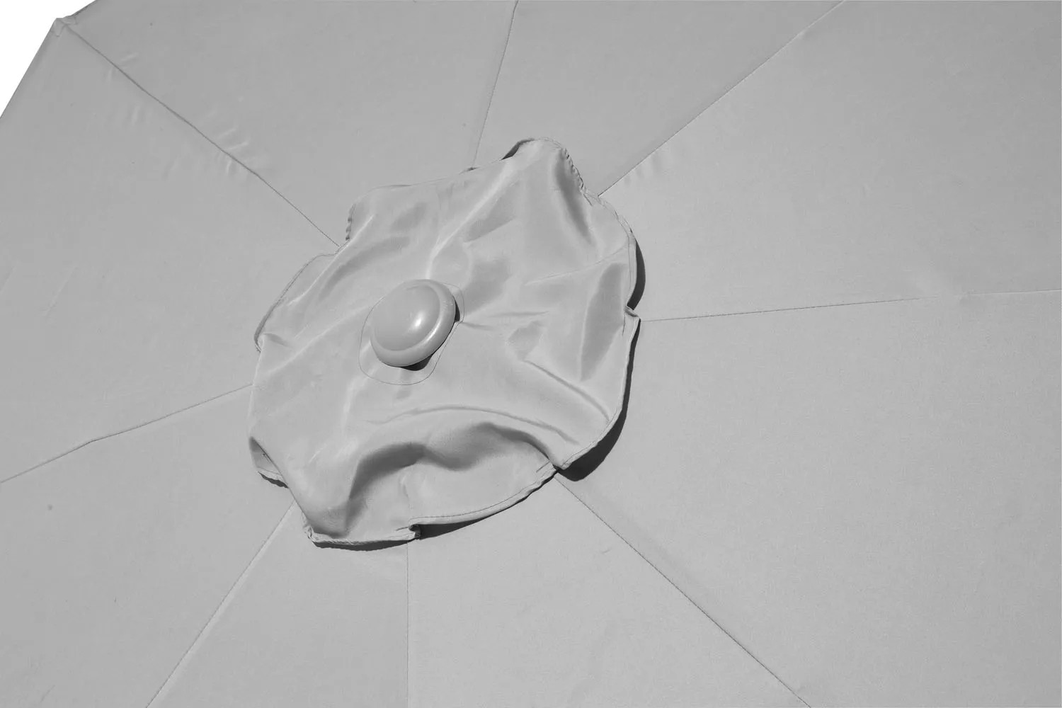 Gartenfreude napernyő 300 cm átmérő szürke hajtókaros mechanizmussal ...